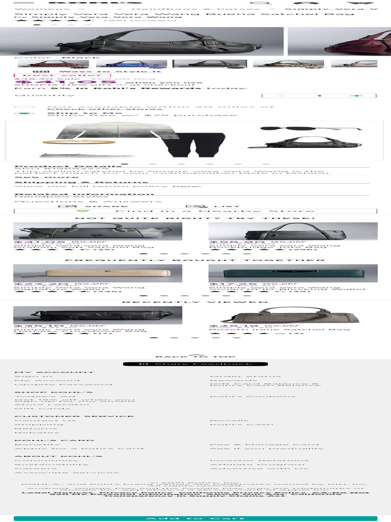 Simply Vera Vera Wang Buena Satchel Bag Kohls | PDF | Google Play