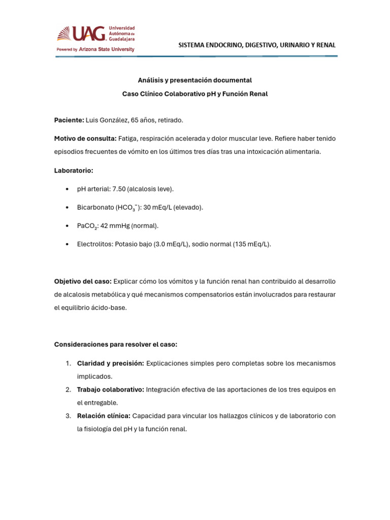 Alcalosis Metabólica y Función Renal | PDF