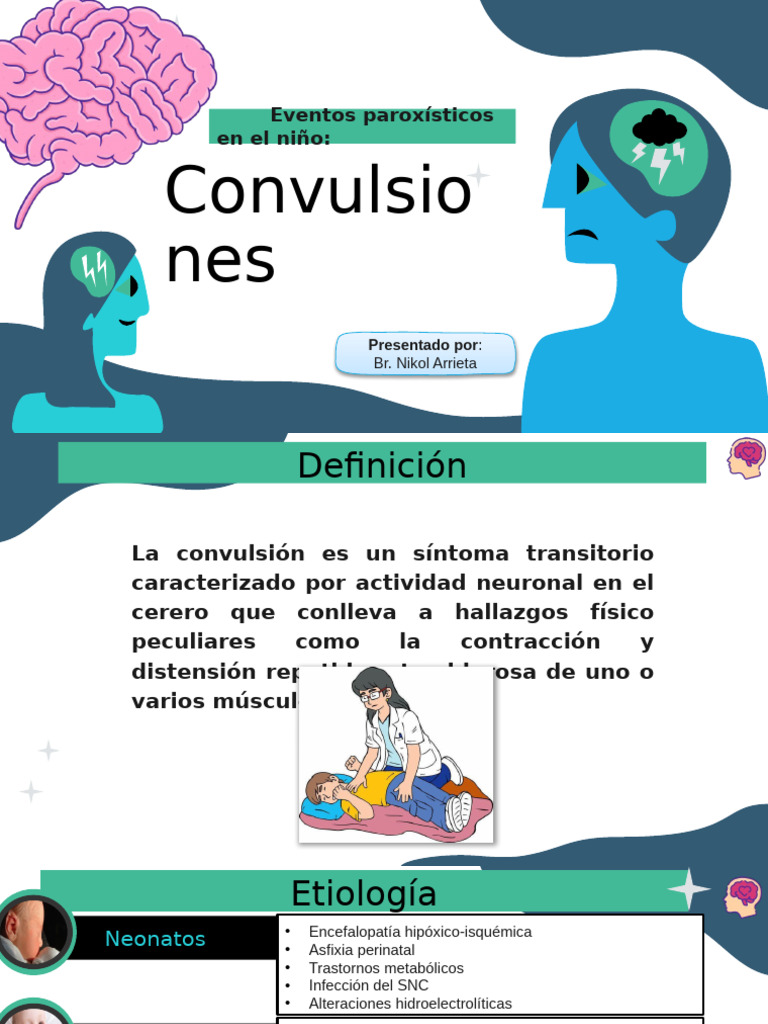 Convulsiones en Niños: Causas y Manejo | PDF | Enfermedades y ...