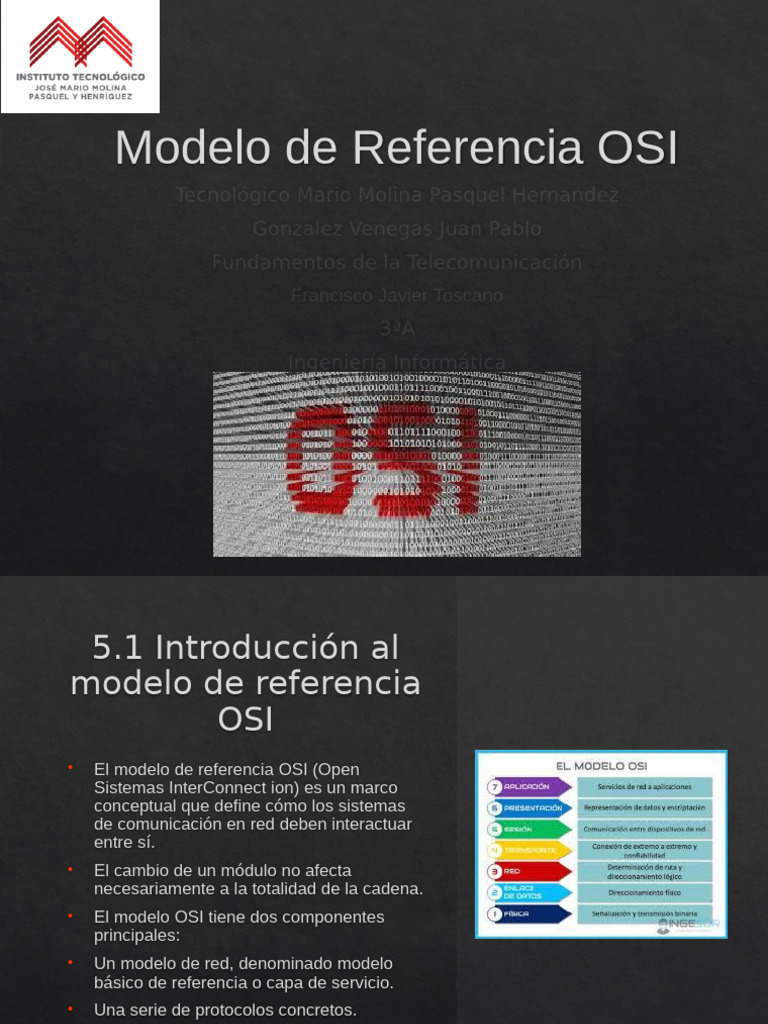 Modelo Referencia OSI [Recuperado] | PDF | Modelo osi | Red de computadoras