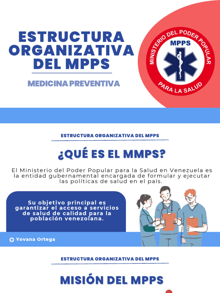 Estructura Organizativa Del MPPS PDF | PDF | Hospital | Cuidado de la salud