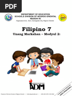 Grade 7 Filipino - MODULE 1 To 4 | PDF