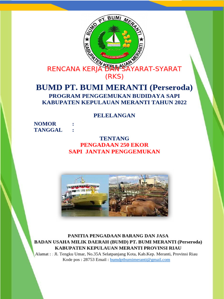 Surat Perjanjian Lelang | PDF