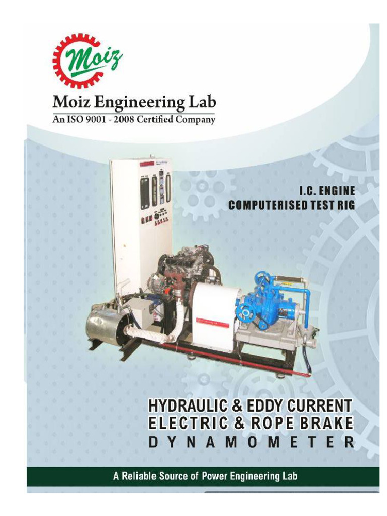 Ic Engine Brochure Moiz Engineering Lab | PDF