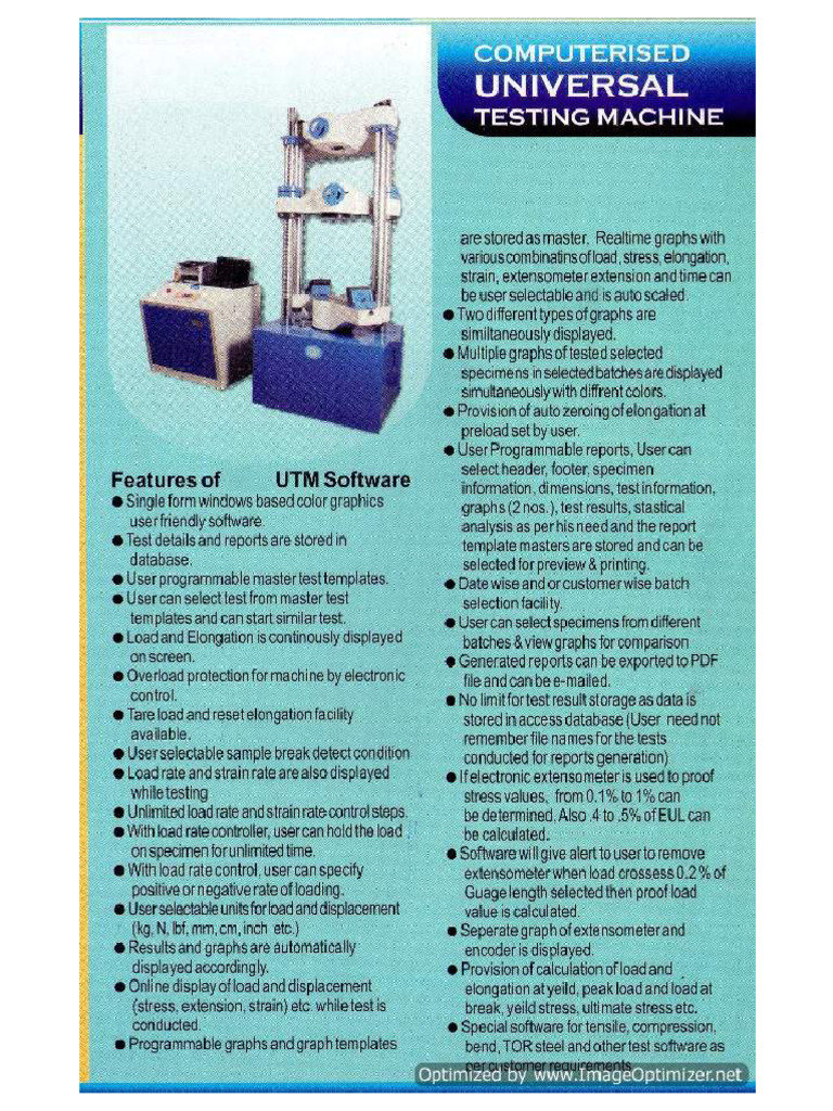 Digital Utm Catalogue Moiz Engineering Lab | PDF