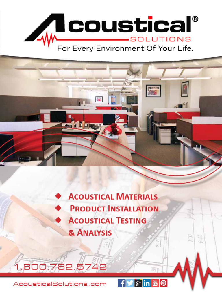 Acoustical Solutions Brochure | PDF | Acoustics | Sound
