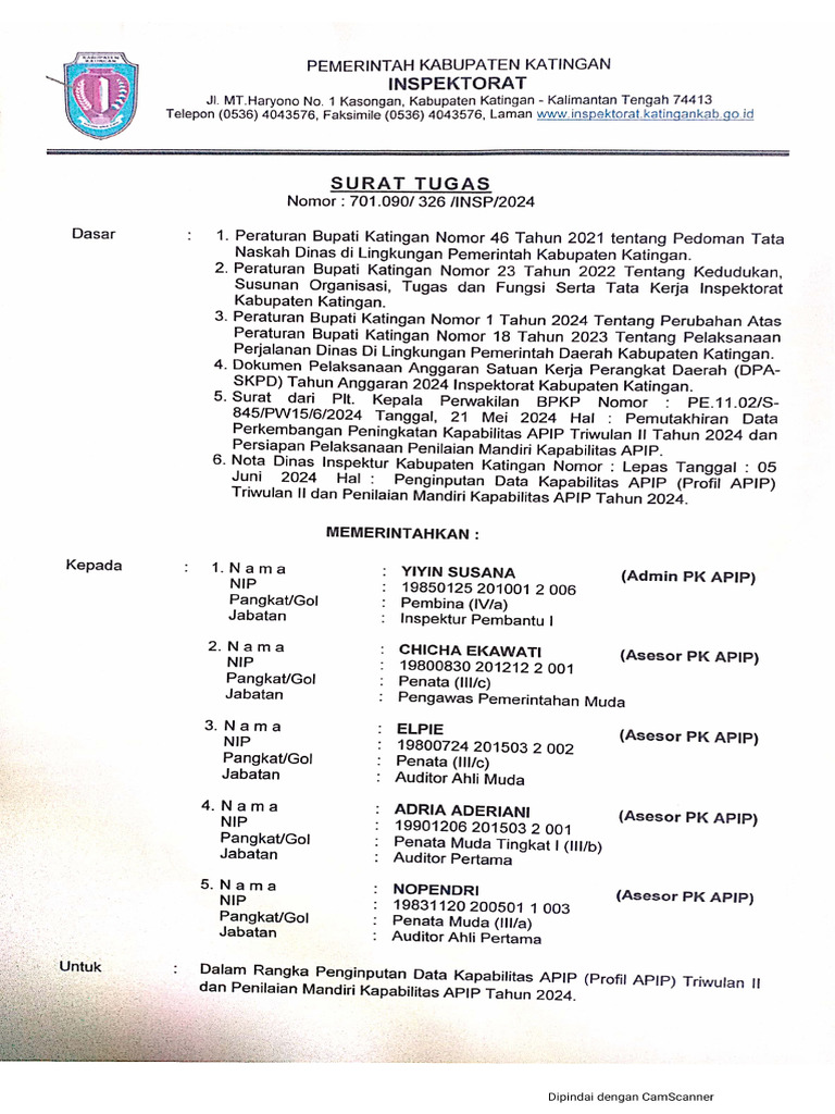 ST PK APIP 2024 | PDF