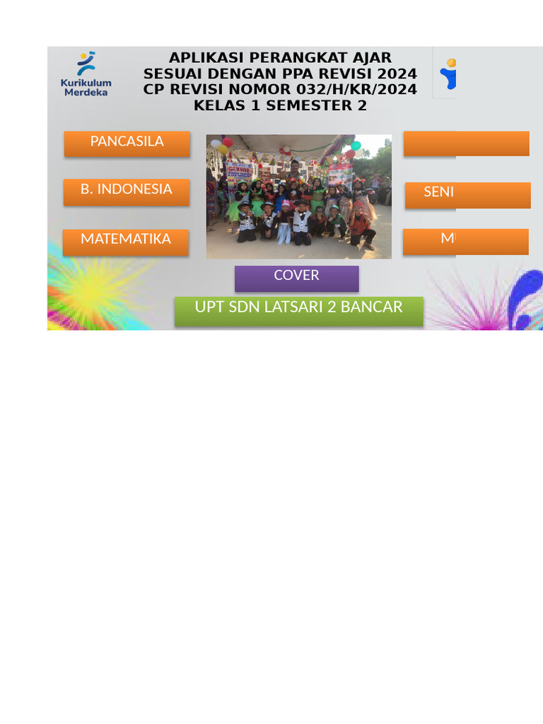 Perangkat Ajar Kelas 1 | PDF