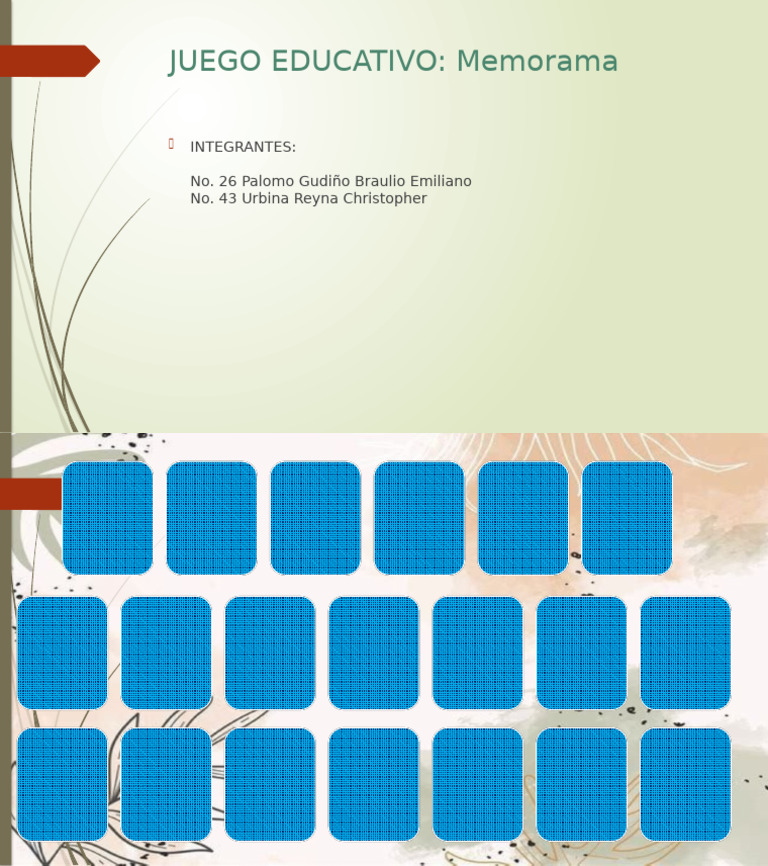 Memorama | PDF