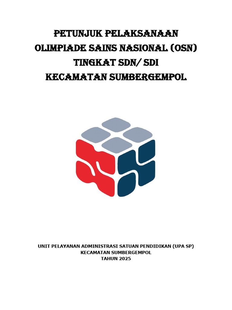 Juknis Osn TH 2025 | PDF