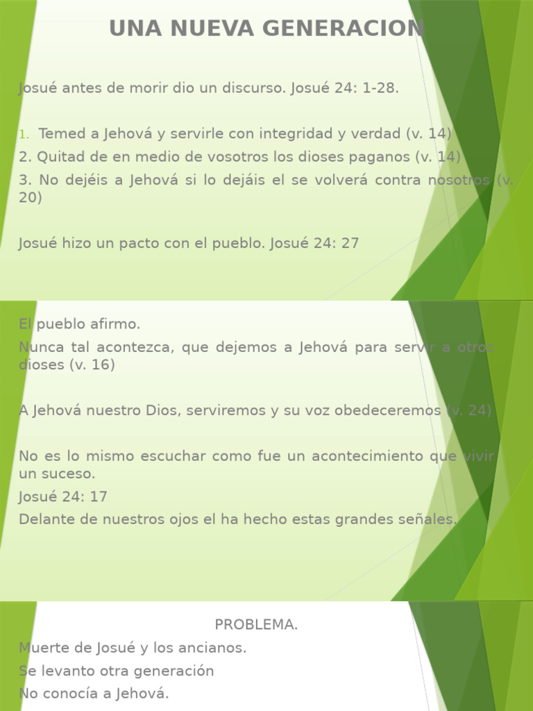 Una Nueva Generacion | PDF