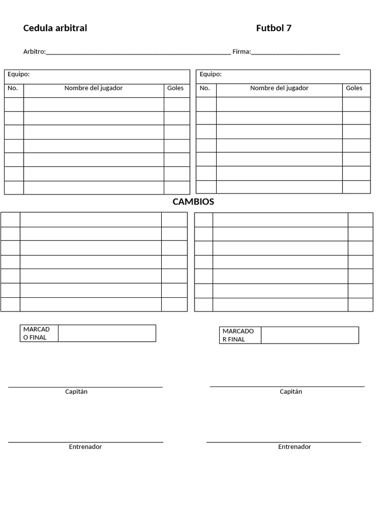 Cedula Arbitral | PDF