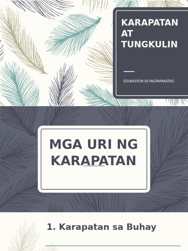 Modyul6 Karapatan at Tungkulin | PDF