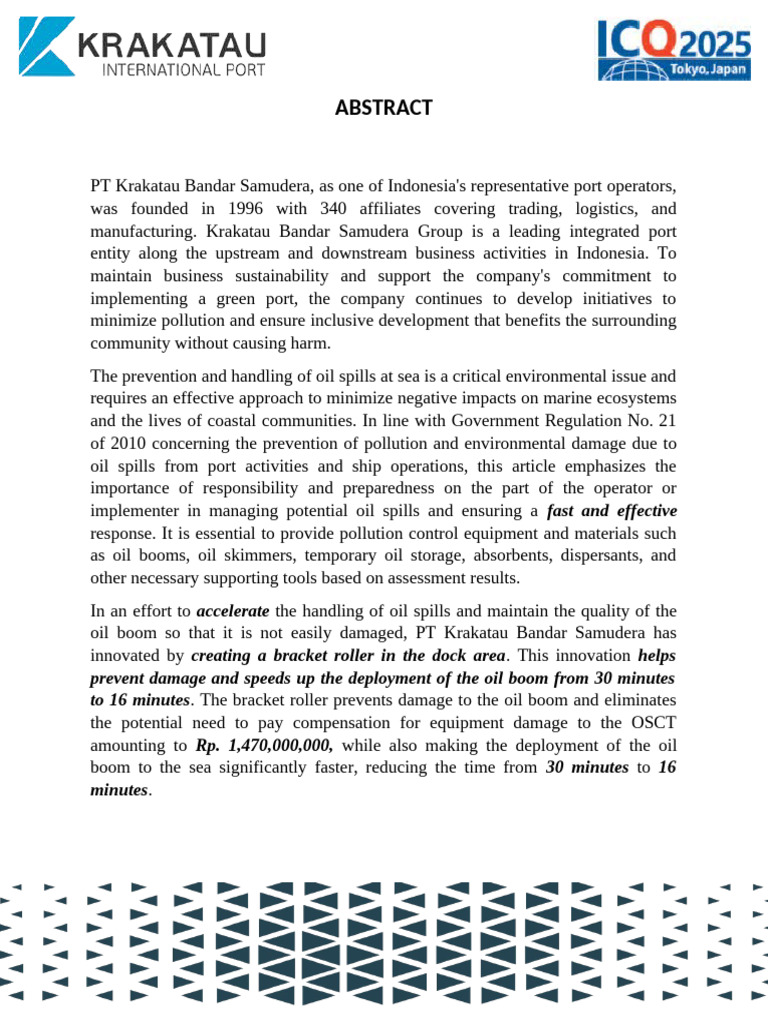 Abstrak Icq Tokyo, Japan-2 | PDF