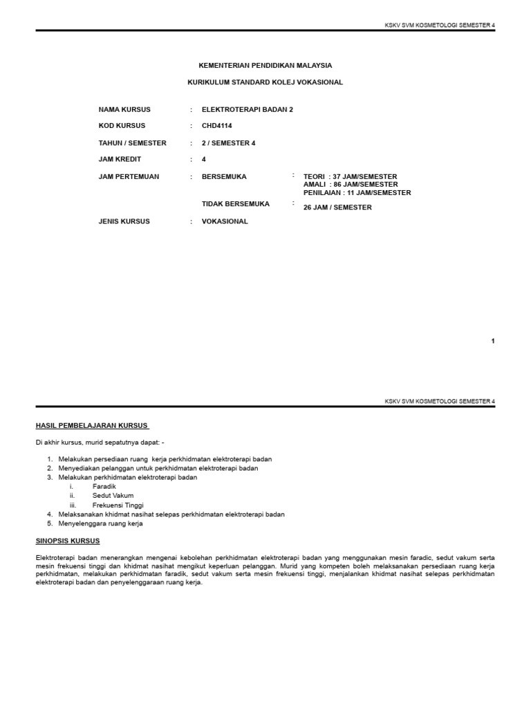 Maksud dan Pelaksanaan Elektroterapi | PDF
