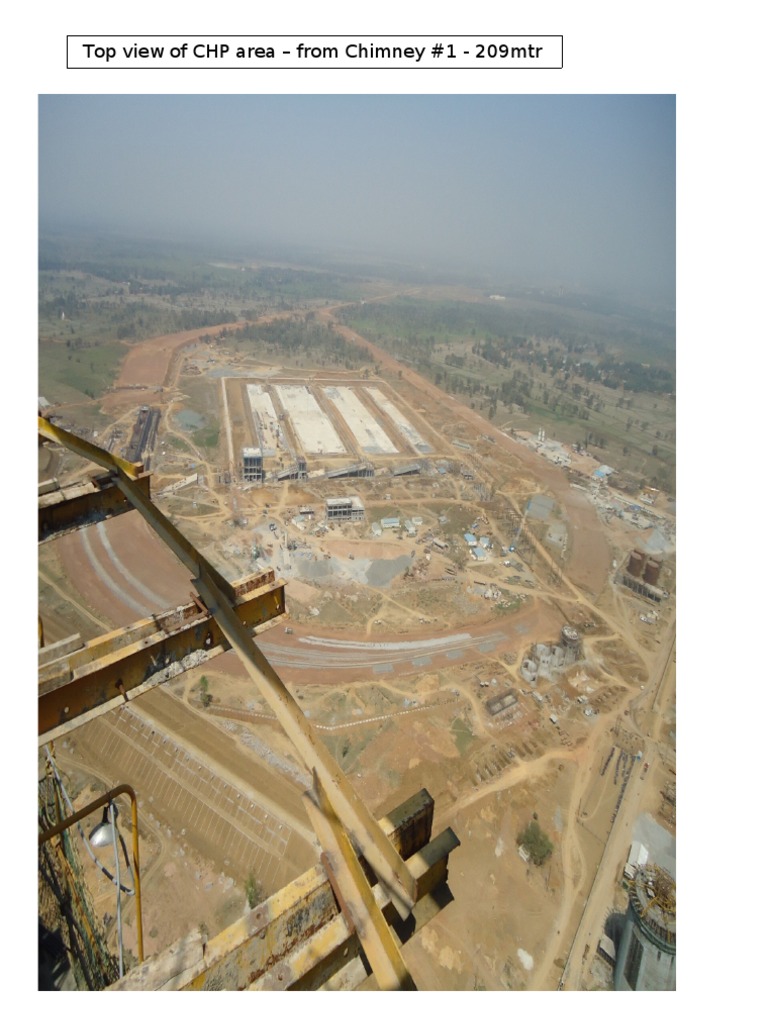 Top View of CHP Area - From Chimney #1 - 209mtr Elevation | PDF ...