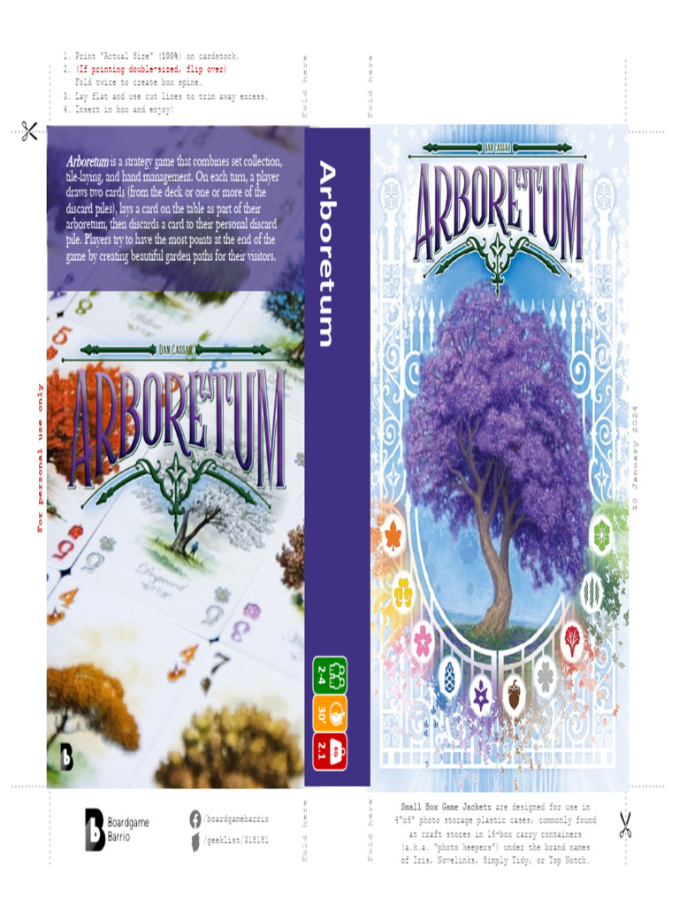 caja arboretum | PDF | Playing Cards | Gambling Games