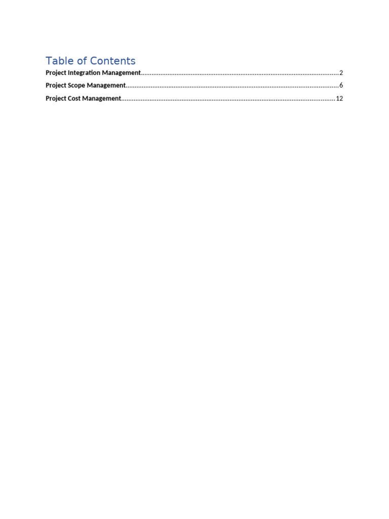 ITTOs | PDF