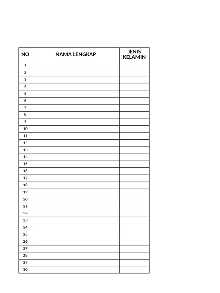 Data Siswa Baru 2024 2025 Pdf