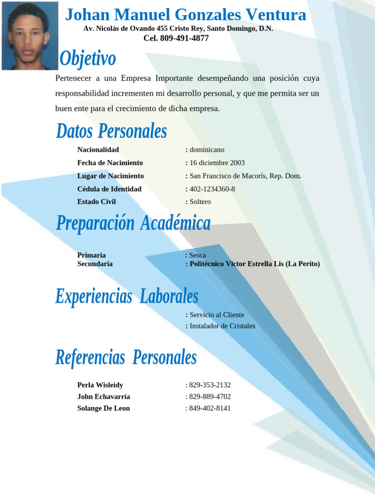 Johan Manuel Gonzales Ventura | PDF