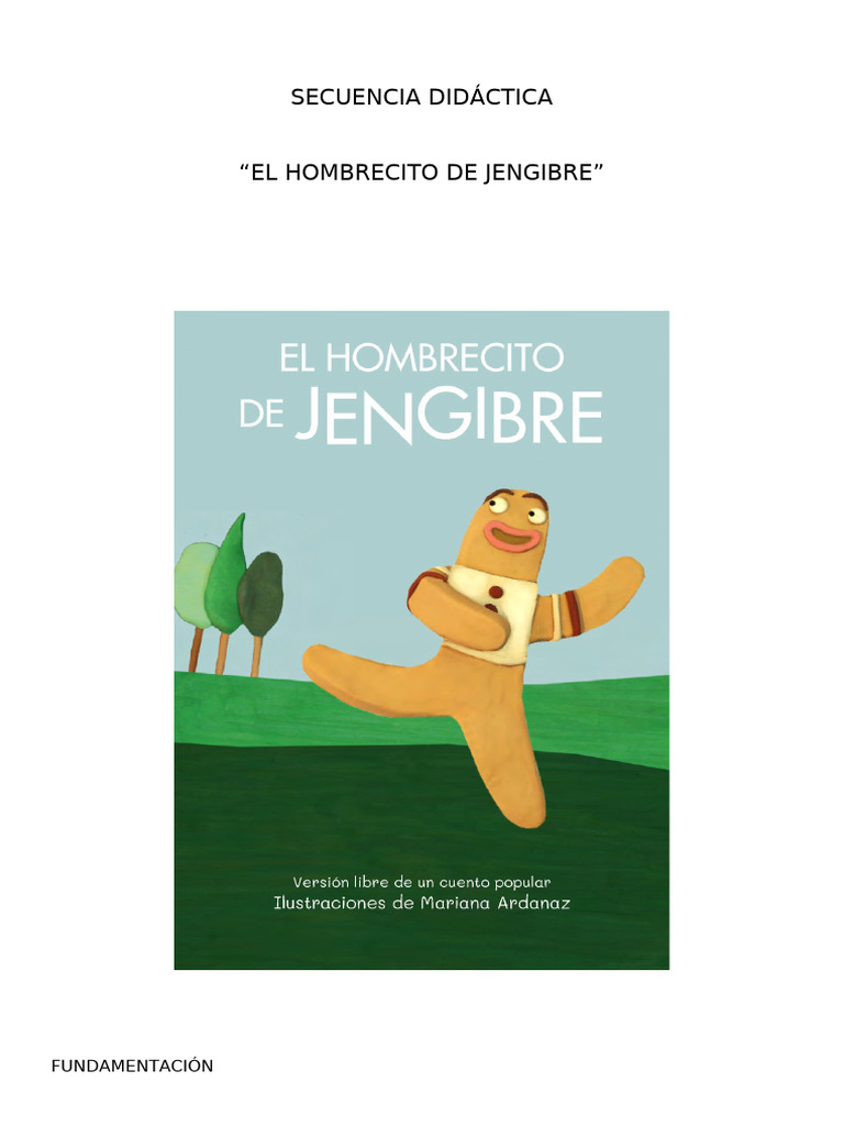 SECUENCIA DIDÁCTICA EL HOMBRECITO DE JENGIBRE 1° AÑO | PDF