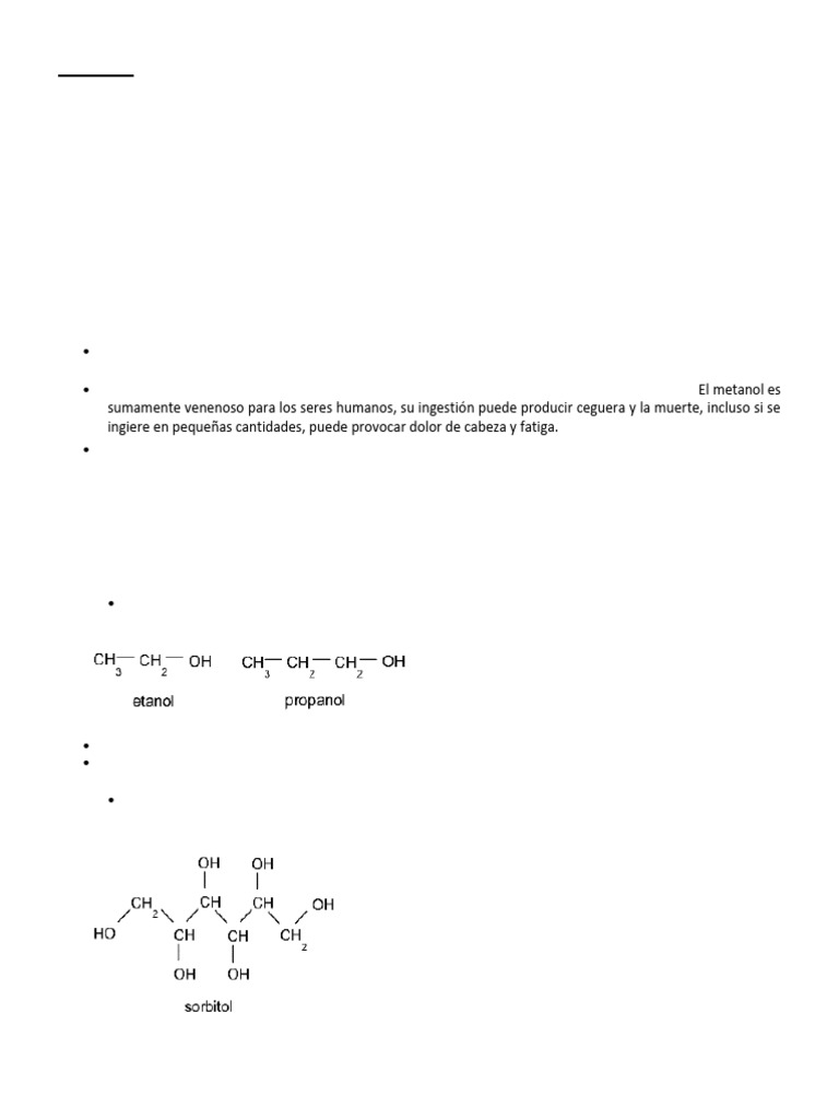 Alc Holes | PDF | Etanol | Química Orgánica