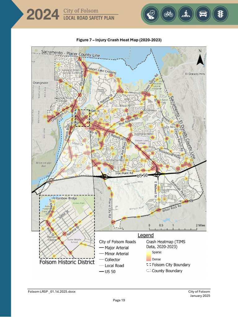 USE Folsom Injury Crash Map 2020-2023 | PDF