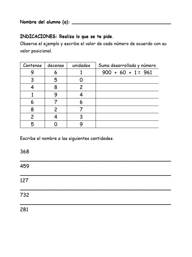 Ejercicios de Matemáticas y Lectura | PDF