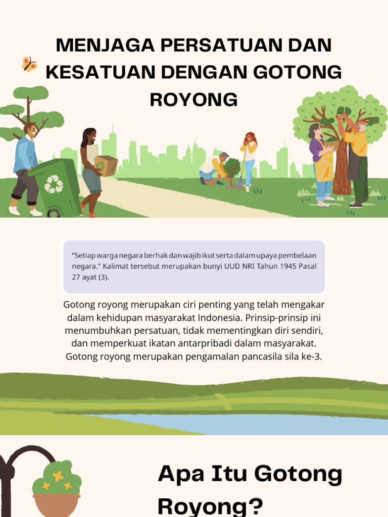 Materi Gotong Royong Kelas 6 | PDF