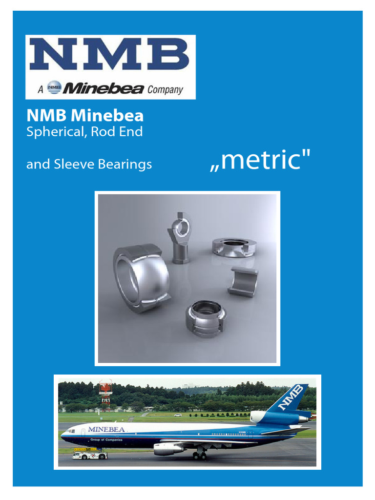 NMB Metric Bearings Guide | PDF | Bearing (Mechanical) | Lubricant