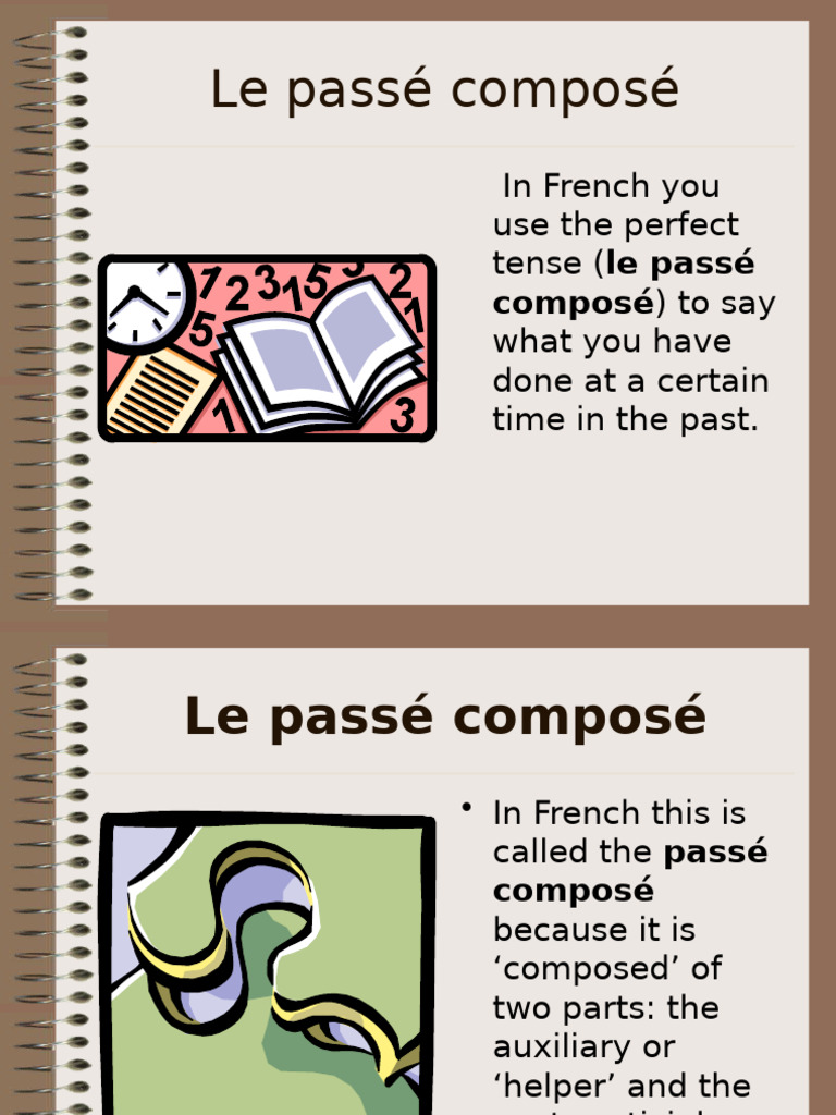 Utiliser le passé composé en français | PDF