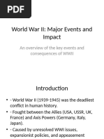 World War II (1939-1945) - Key Notes | PDF | World War II | Nazi Germany