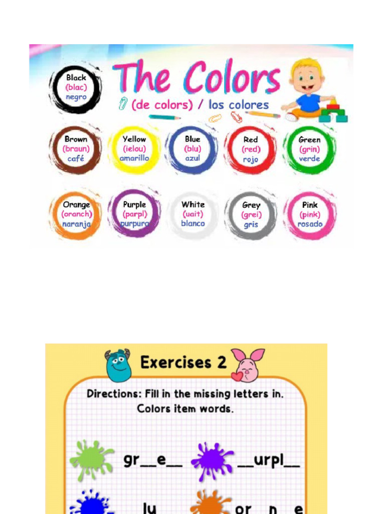 Colors Class 2 | PDF