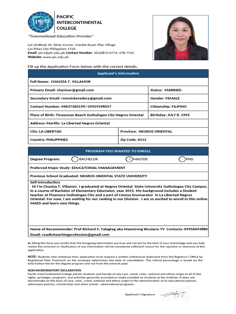 PIC-Application-Form-1 (1) | PDF