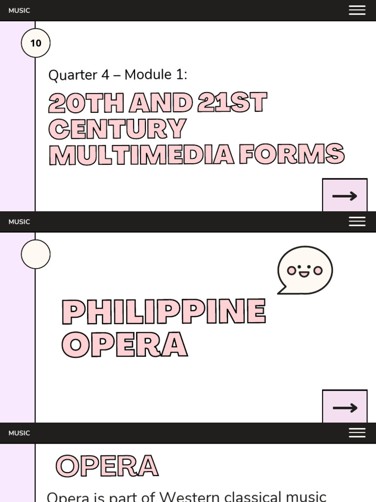 Philippine Opera Q4L1-MUSIC | PDF | Opera | Classical Music