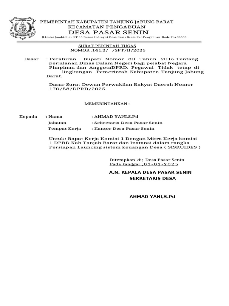 SPPD Terbaru | PDF
