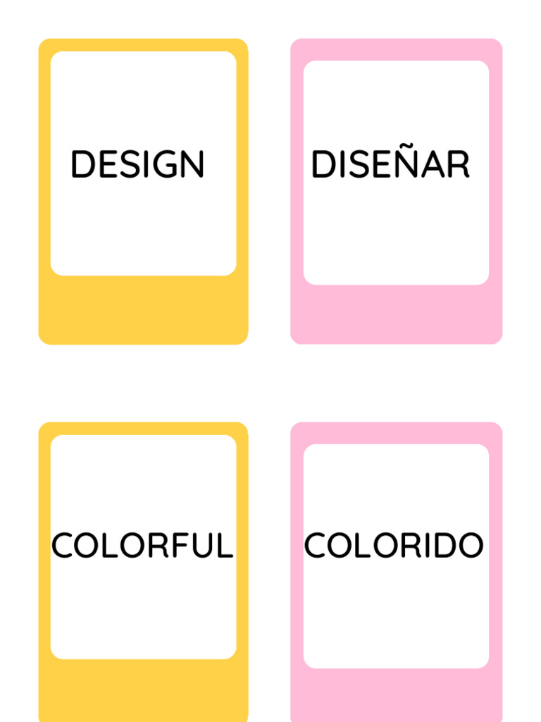 Colorful and Illustrative Geometric Figures Flashcards | PDF