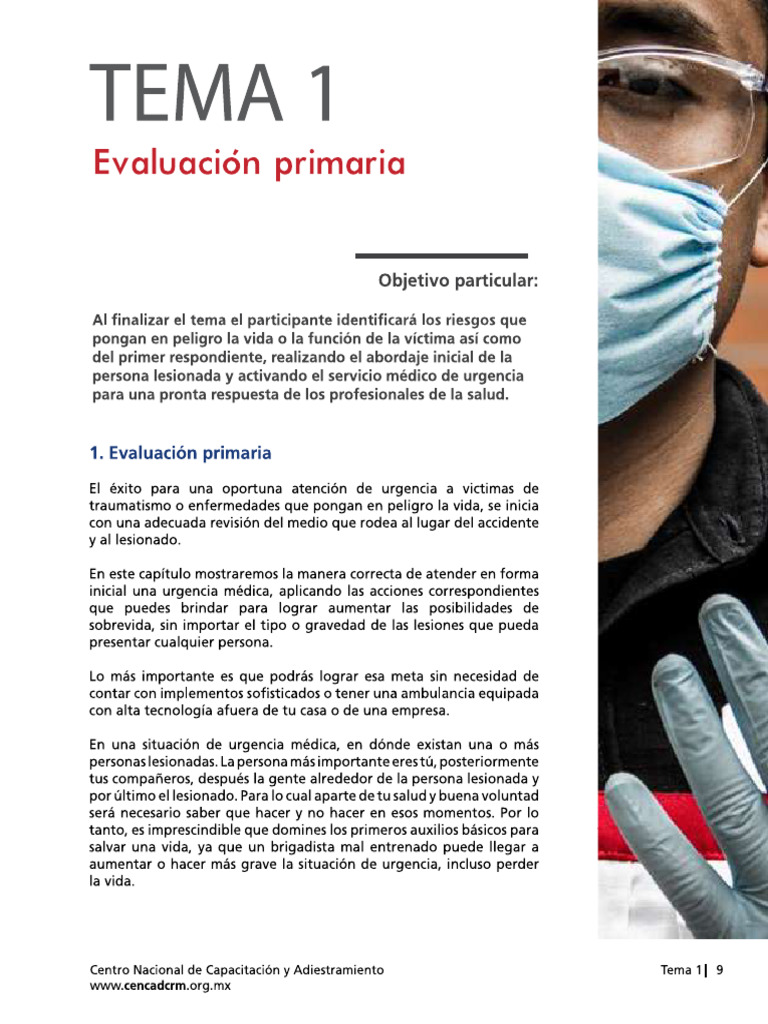 Primeros Auxilios Evaluacion Primaria | PDF