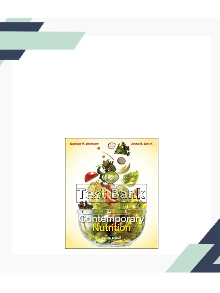 Get Immediate PDF Access To The Full Contemporary Nutrition 8th Edition ...