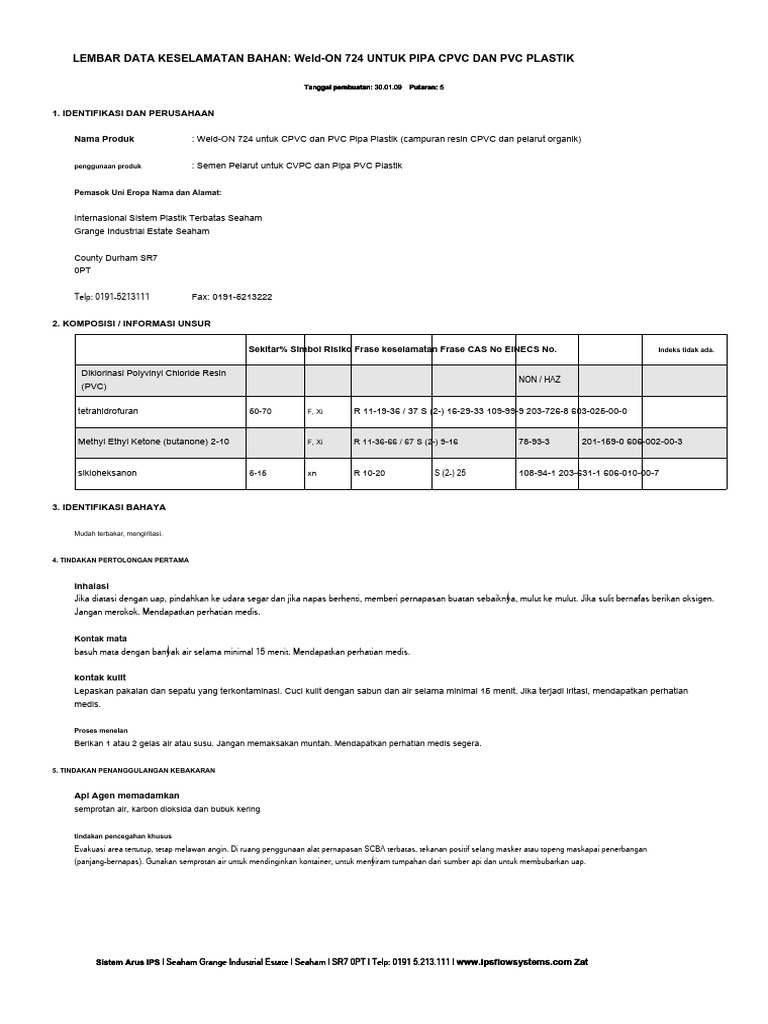WELD ON 724 CPVC | PDF
