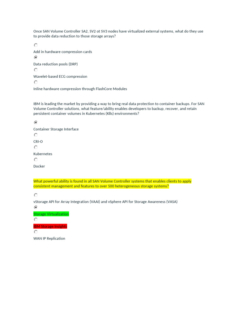 IBM SAN Volume Controller For Hybrid Cloud Level 2 | PDF | Cloud ...