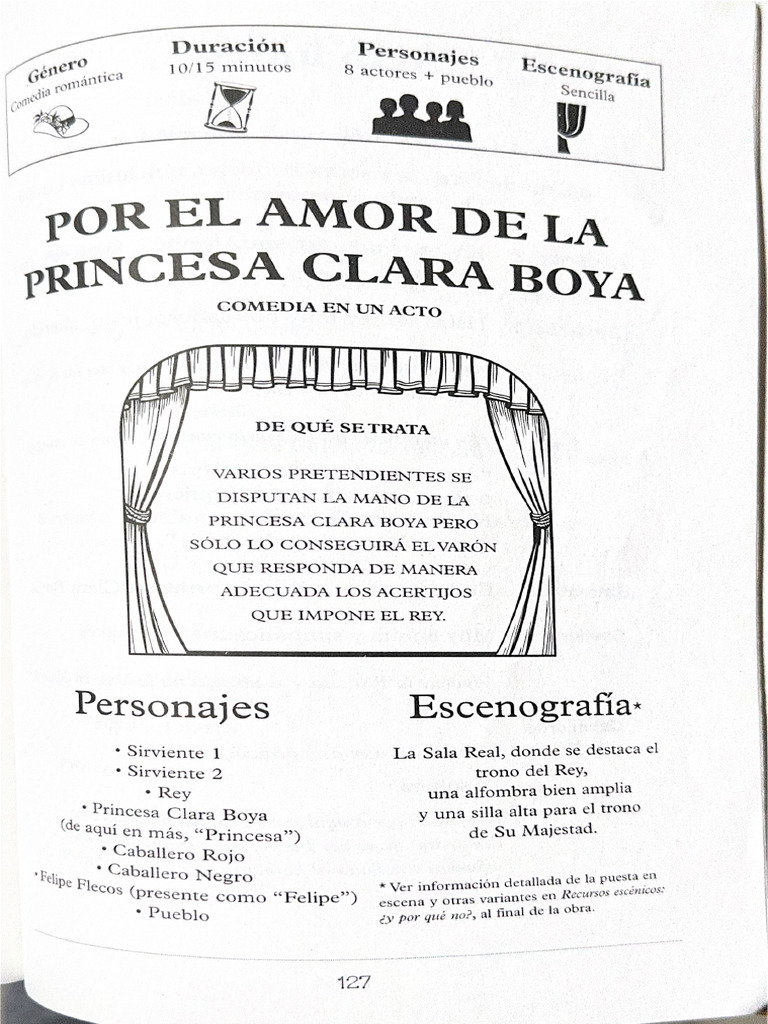 Por El Amor de La Princesa Claraboya | PDF