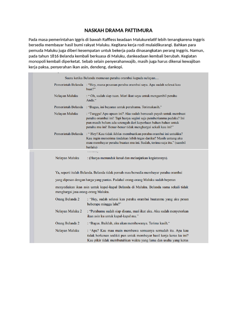 Perang Saparua Ambon | PDF