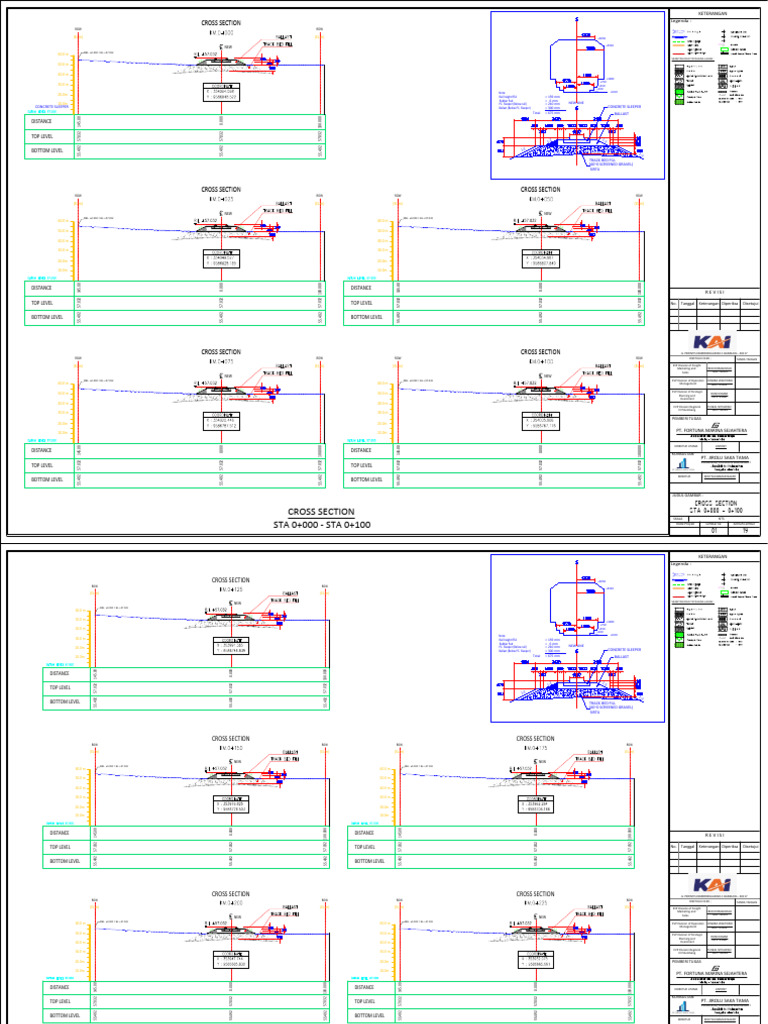 Cross Section Engineering Details | PDF | Wood Products | Rail Infrastructure