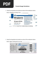 Answer Key Heparin Drip Calculation Practice Problems | PDF ...