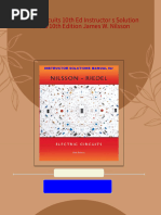 Solutions for Problems in Electric Circuits 12th Edition by James ...