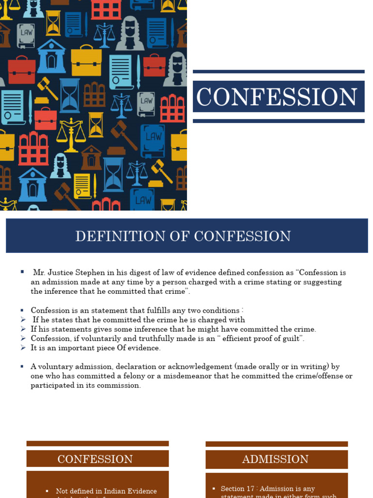Confession 220421125431 | PDF | Confession (Law) | Evidence (Law)