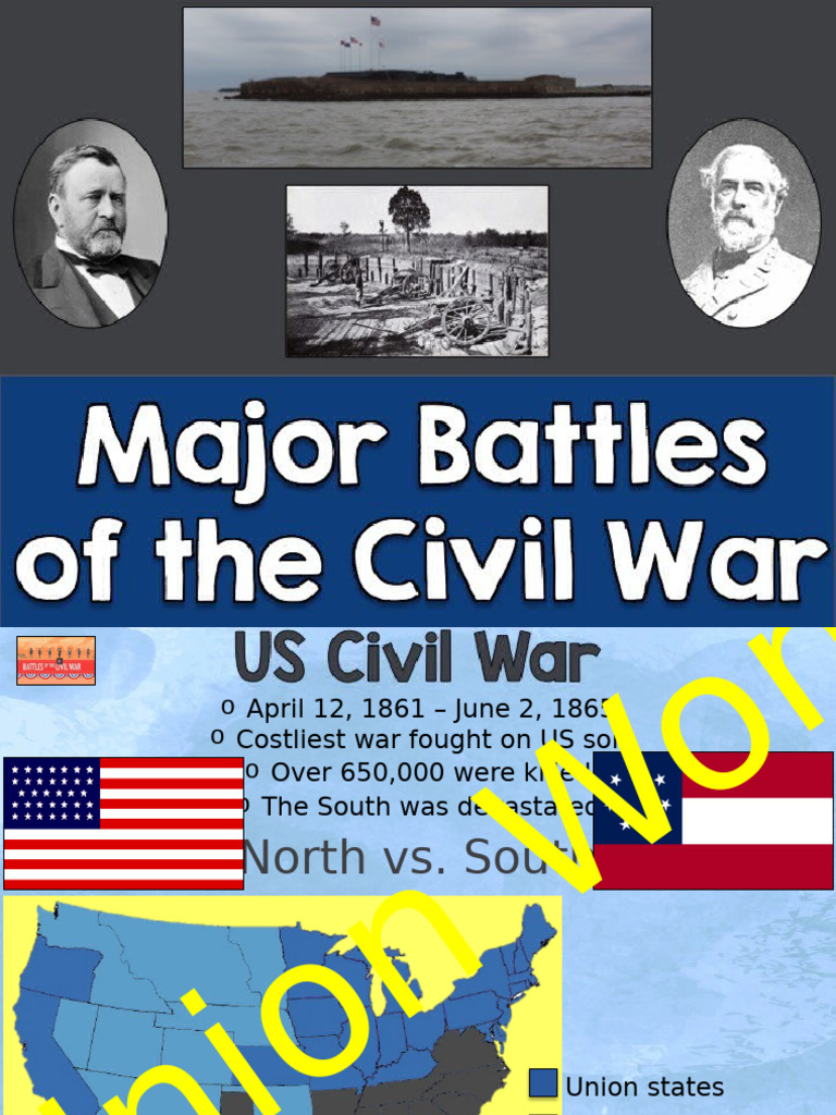 Major Battles of The Civil War | PDF | First Battle Of Bull Run ...