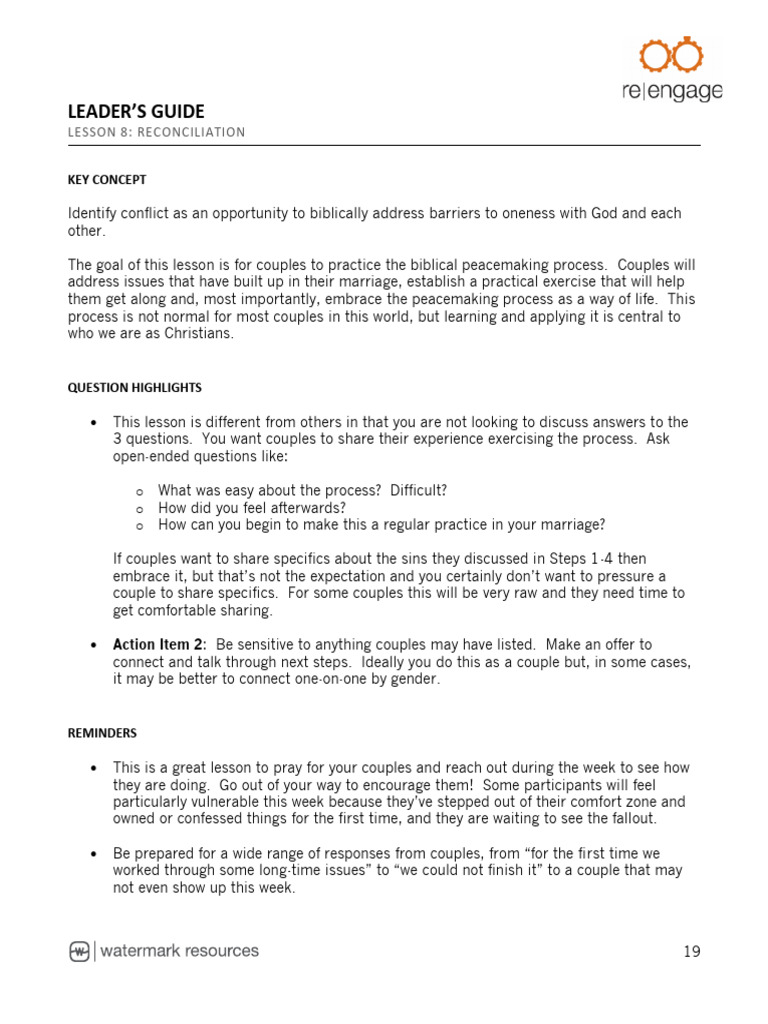 Lesson 8 Leaders Guide | PDF Lesson 8 Leaders Guide | PDF