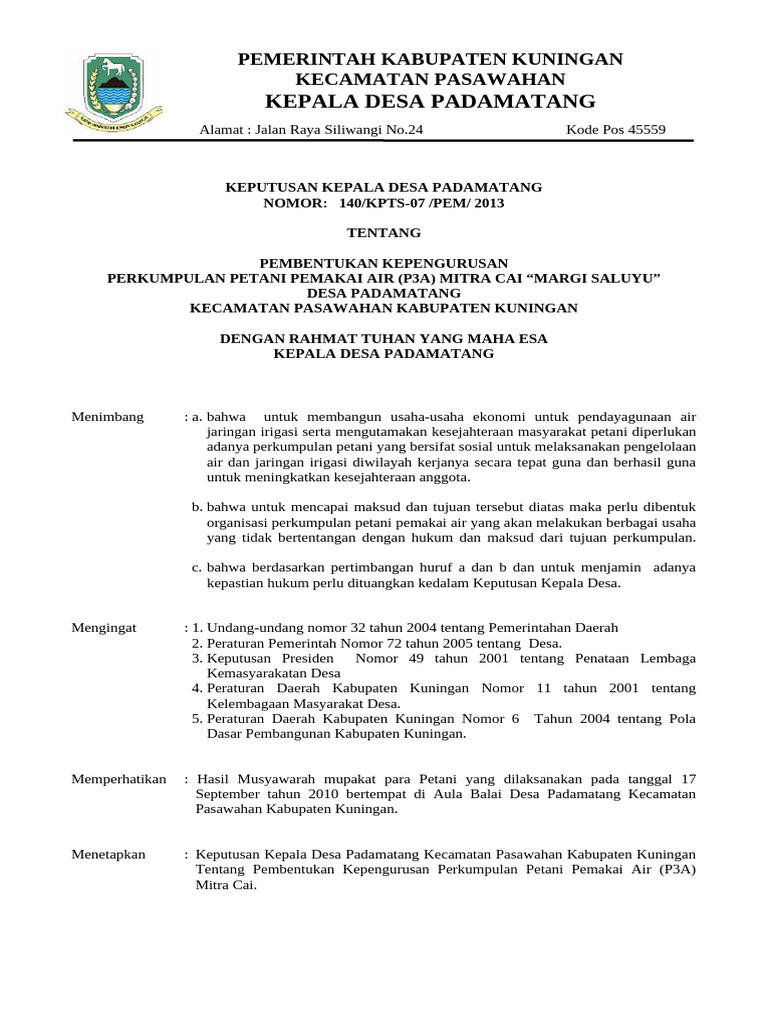 P3A MITRA CAI MARGI SALUYU | PDF